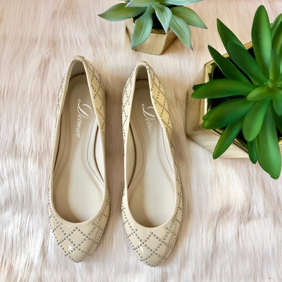 Delman | Shoes | Nwt Delman Cache Stud Flat | Poshmark